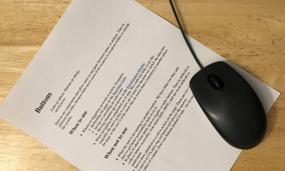 Back to Basics: Writing design guidelines – The Interconnected